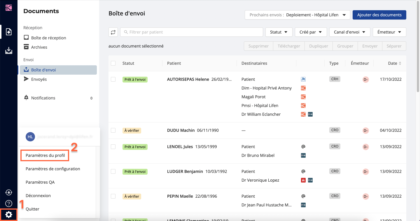 Guide d'utilisation de la console d'administration – Assistance Lifen FR